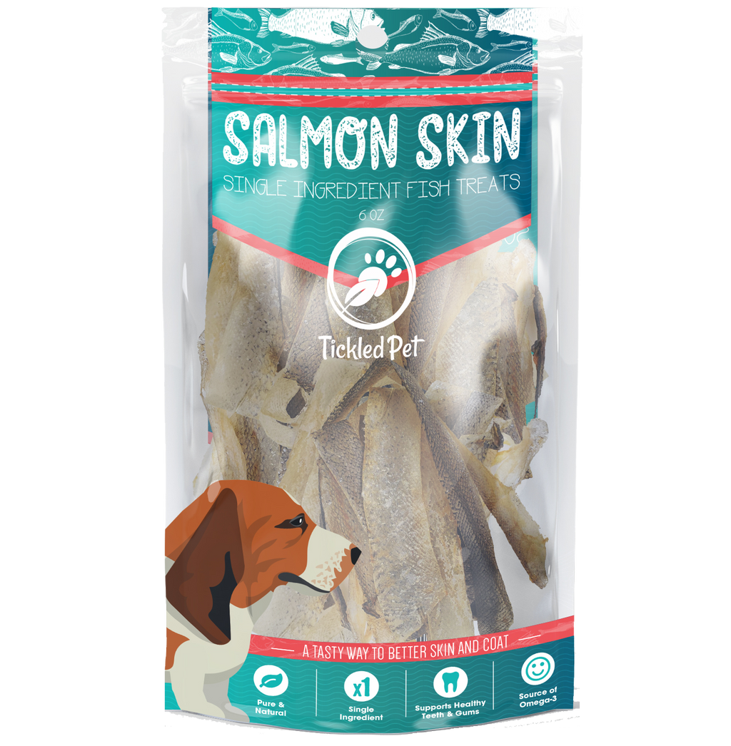 Fish Skin Combo Pack: All-Natural Cod Skin Rolls and Salmon Skin Treat